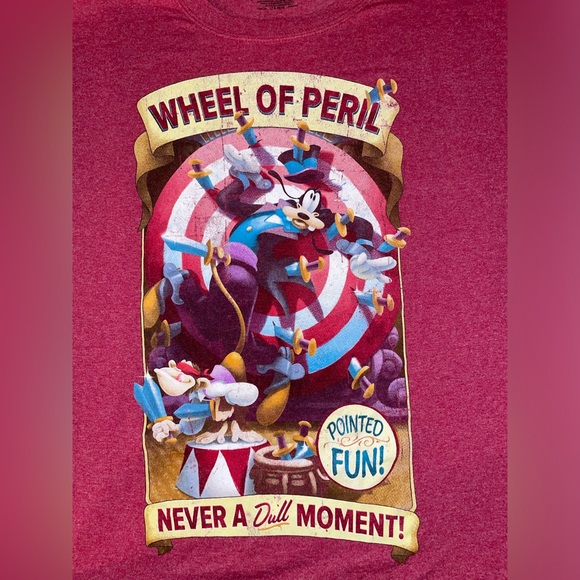 Disney | Shirts | Disney Parks Goofys Wheel Of Pain T Shirt | Poshmark